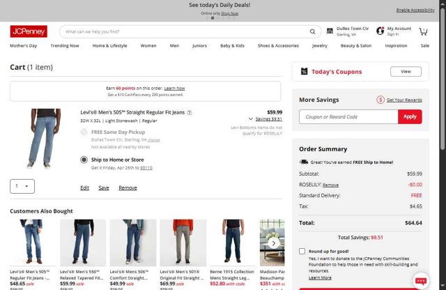 JCPenney Coupon Codes (8 Verified) - 30% Off w/Code May 2025