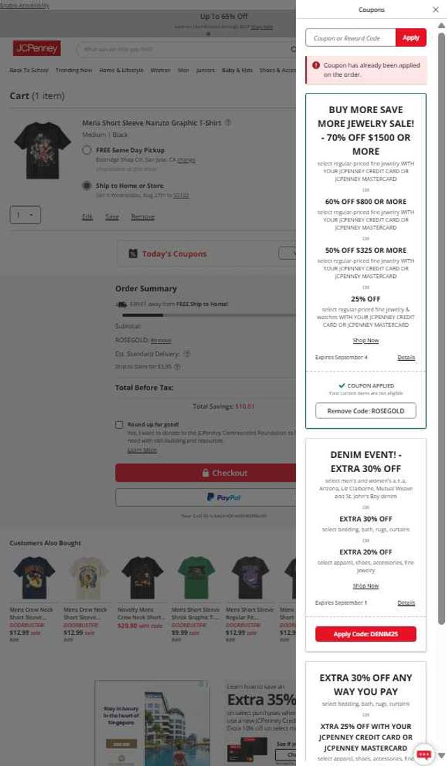 JCPenney Discount Codes - 40% Off (4 Verified) Sep 2025