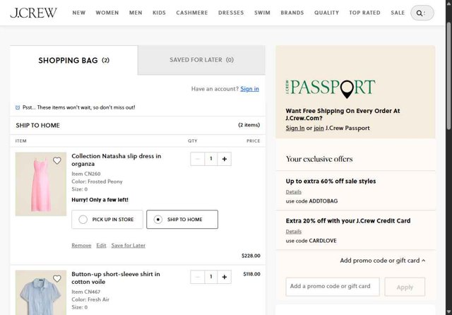 J. Crew Discount Codes - 25% Off (3 Verified) Sep 2025