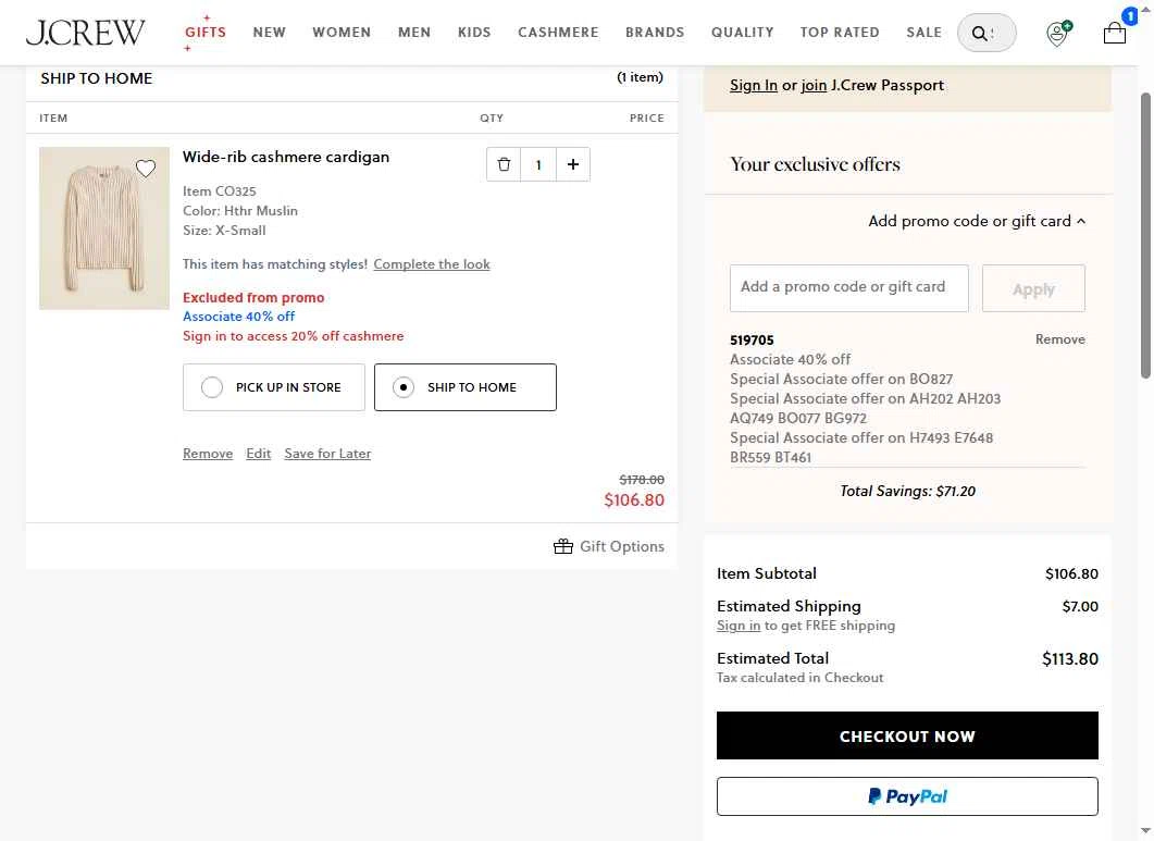J. Crew Promo Codes - 40% Off (3 Verified) Nov 2025