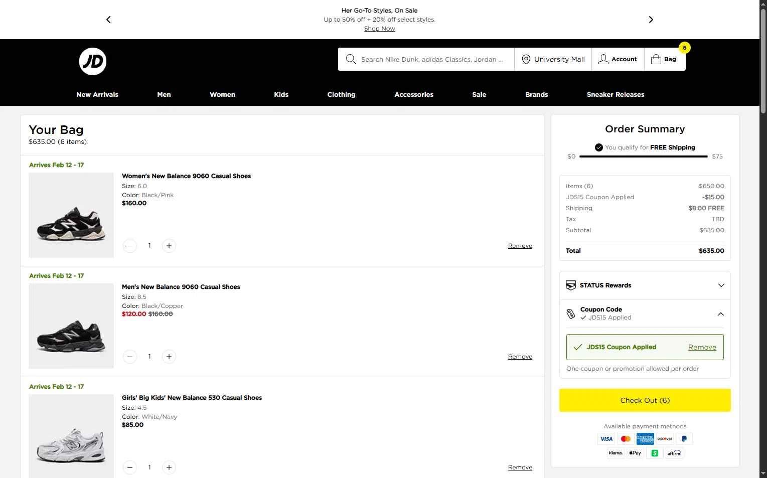 JD Sports Promo Codes - $10 Off (2 Verified) Feb 2026