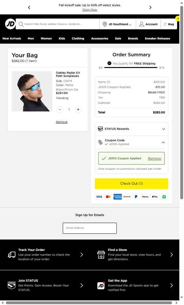 JD Sports Promo Codes (4 Verified) - 10% Off w/Code Sep 2025