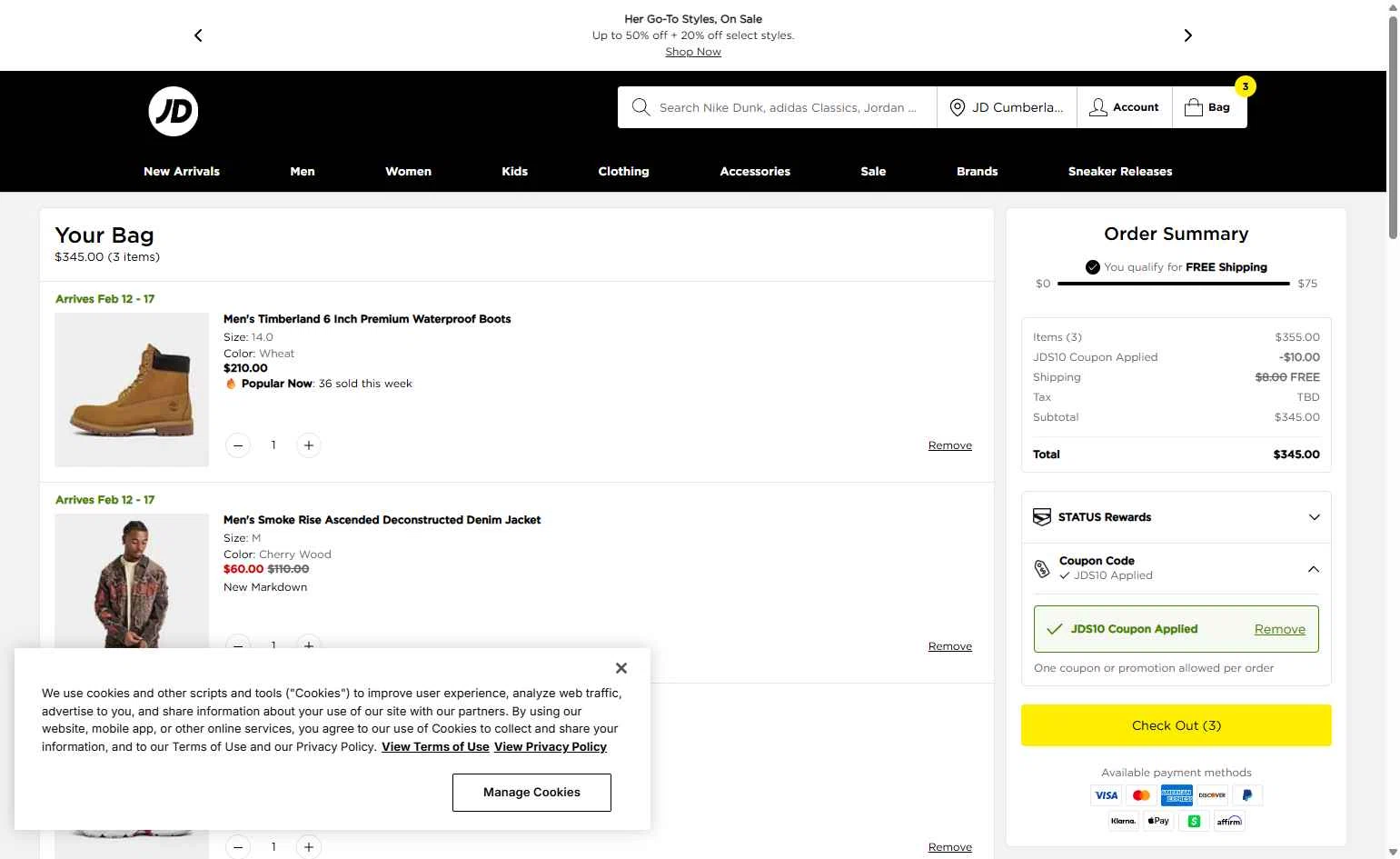JD Sports Promo Codes - $10 Off (2 Verified) Feb 2026