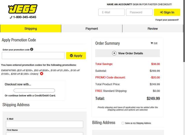Jegs Discount Codes - $120 Off (1 Verified) Oct 2025