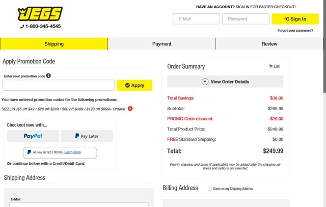 Jegs Discount Codes - $5 Off (4 Verified) Sep 2025