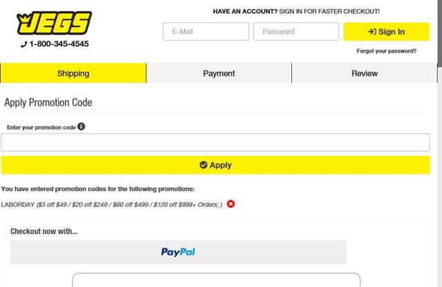Jegs Discount Codes - $120 Off (1 Verified) Oct 2025