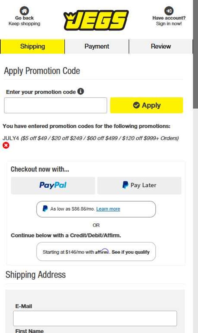 Jegs Discount Codes - $20 Off (3 Verified) Aug 2025