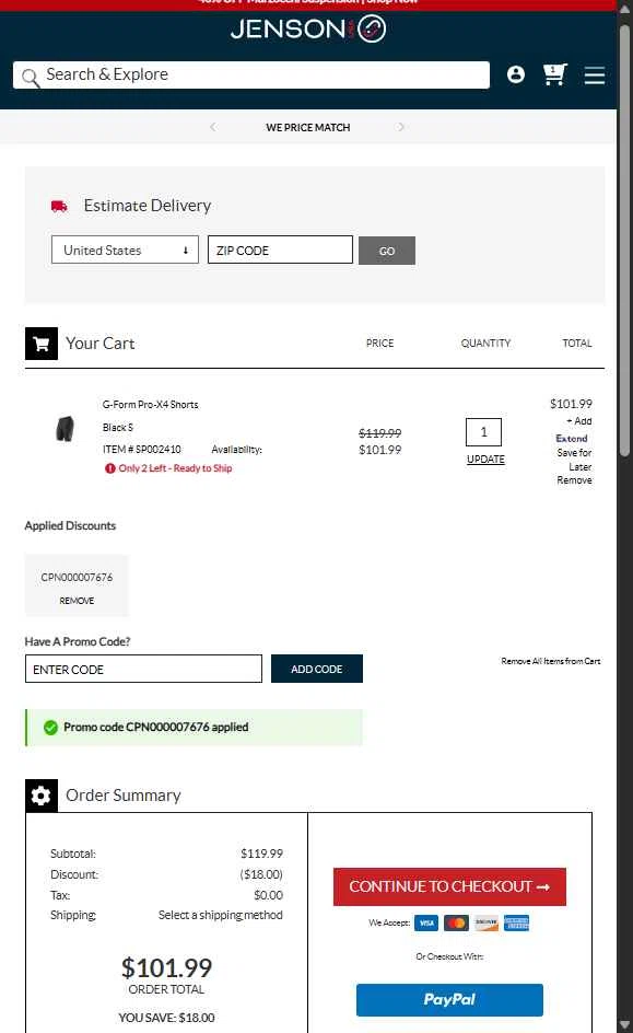 JensonUSA Promo Codes - 10% Off (3 Verified) Oct 2025