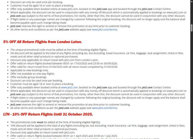 Jet2.com Promo Codes (3 Verified) - 20% Off w/Code Oct 2025