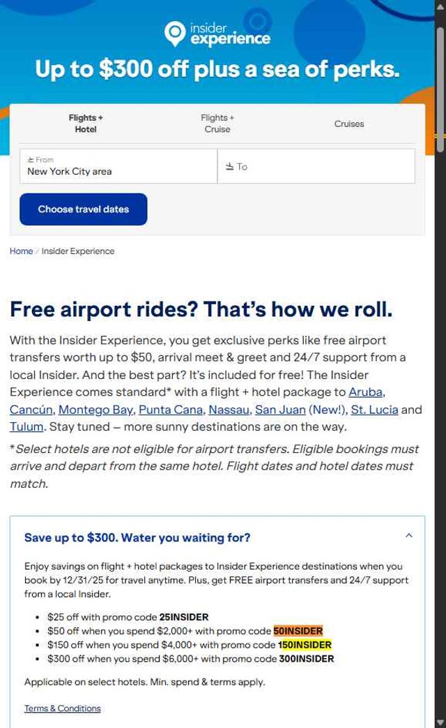 JetBlue Vacations Promo Codes - $700 Off Sep 2025