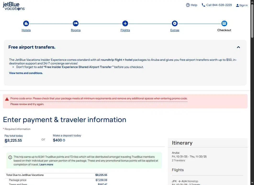JetBlue Vacations Promo Code - $1,000 Off Dec 2025