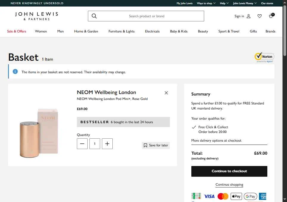 John Lewis Promo Codes - $10 Off (6 Verified) Jan 2026