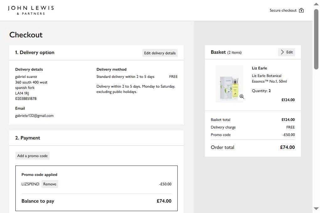 John Lewis Promo Codes - $10 Off (4 Verified) Nov 2025