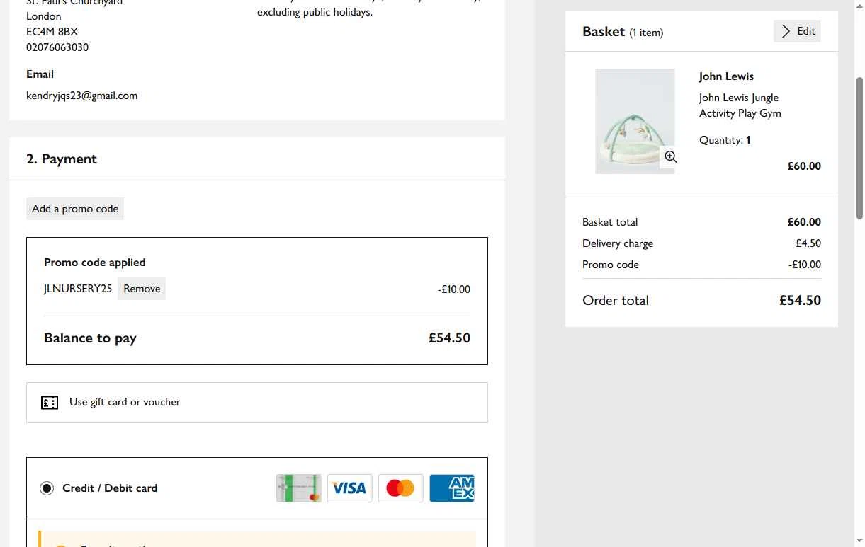 John Lewis Promo Codes - $10 Off (3 Verified) Nov 2025