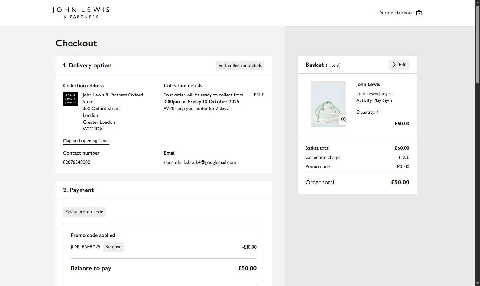 John Lewis Promo Codes - $10 Off (4 Verified) Nov 2025