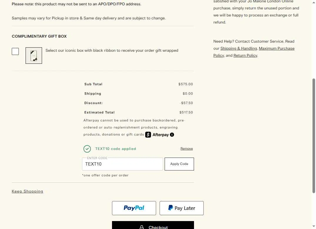 Jo Malone Promo Codes - 10% Off (6 Verified) Dec 2025
