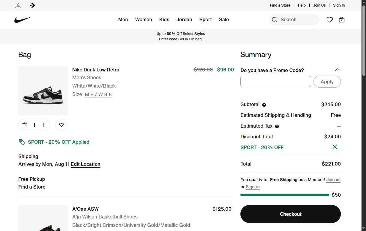 Jordan Promo Codes - 25% Off (2 Verified) Dec 2025