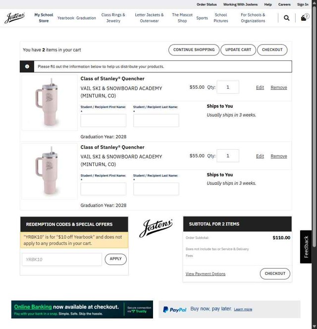 Jostens Promo Codes (5 Verified) - $100 Off w/Code Jun 2025