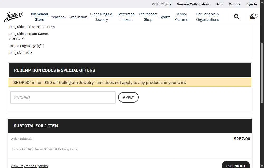Jostens Promo Codes - $50 Off (3 Verified) Mar 2026