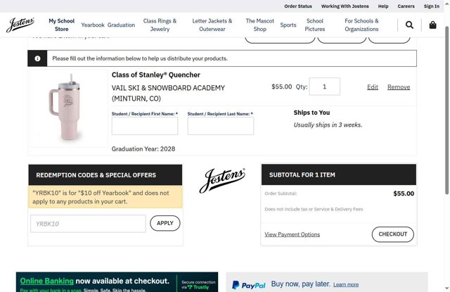 Jostens Promo Codes (5 Verified) - $100 Off w/Code Jun 2025