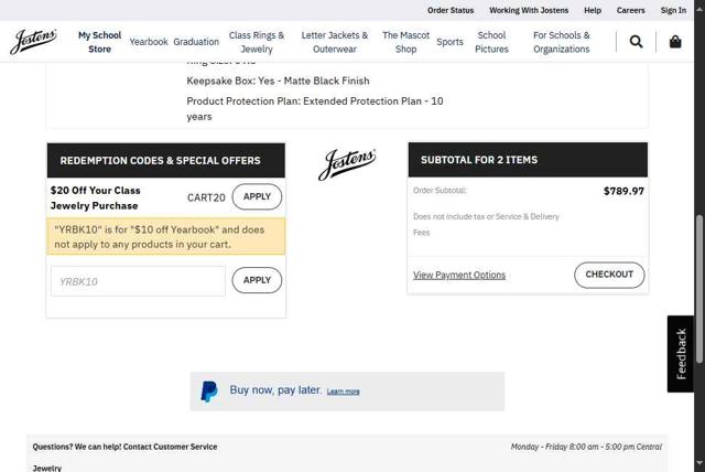 Jostens Promo Codes (4 Verified) - $20 Off Sitewide Sep 2025