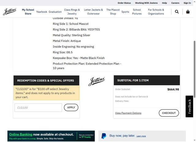 Jostens Promo Codes (5 Verified) - $100 Off w/Code Jun 2025