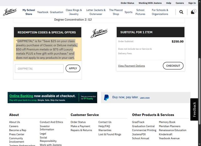 Jostens Promo Codes (5 Verified) - $100 Off w/Code Jun 2025