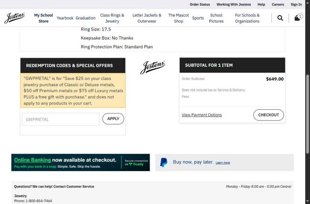 Jostens Promo Codes (5 Verified) - $100 Off w/Code May 2025
