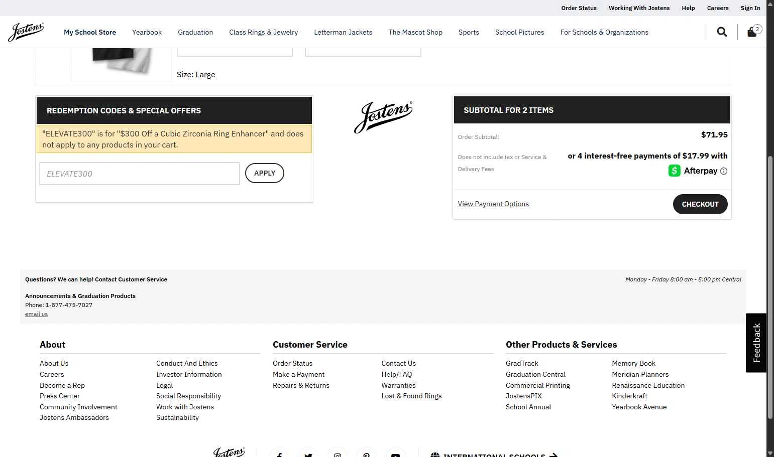 Jostens Promo Codes - $300 Off (10 Verified) Jan 2026