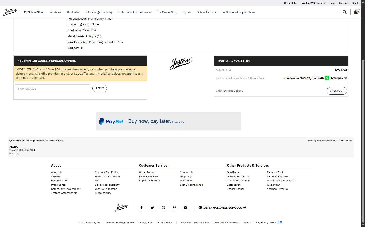 Jostens Promo Codes (2 Verified) - $50 Off w/Code Oct 2025