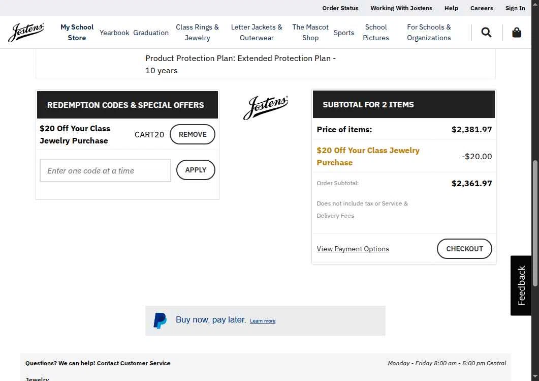 Jostens Promo Codes - $50 Off (3 Verified) Nov 2025