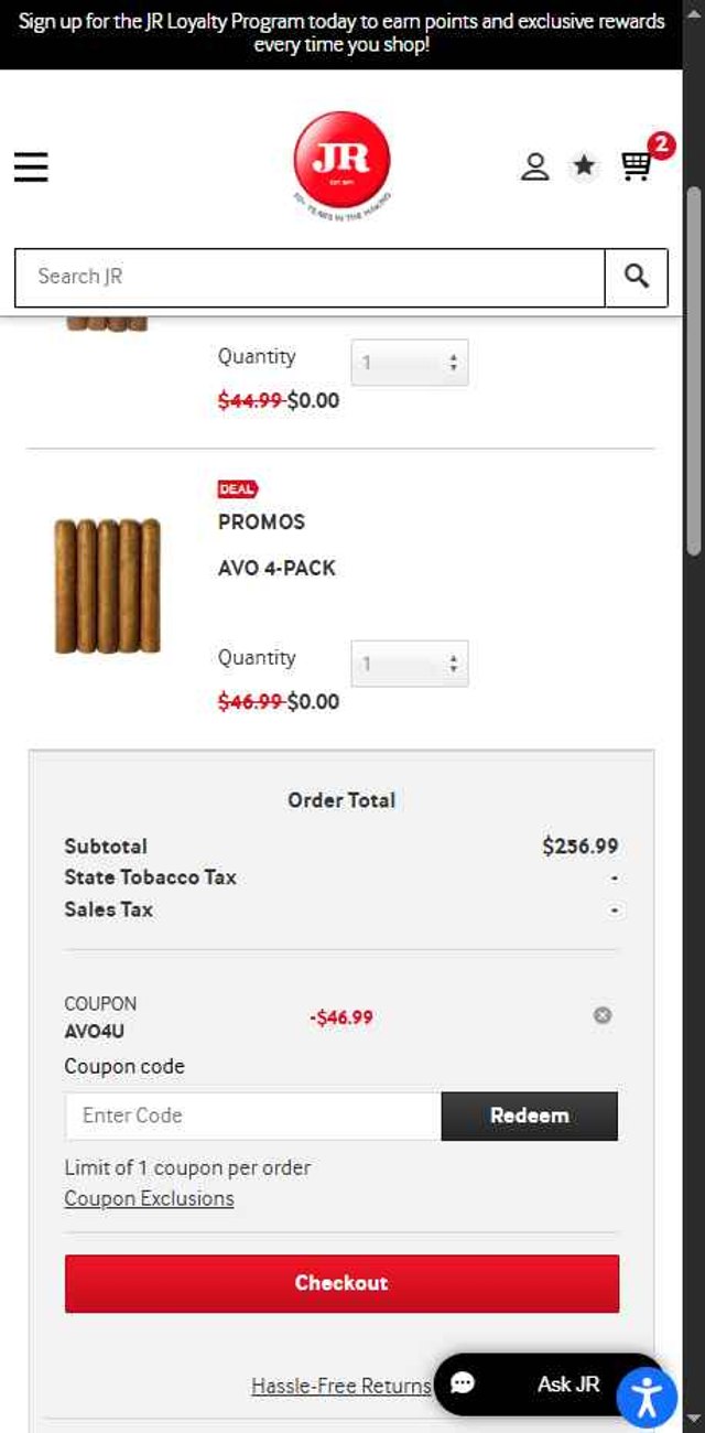 JR Cigar Discount Codes - 25% Off (9 Verified) Jun 2025