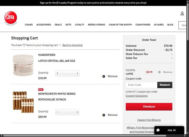 JR Cigar Discount Codes - 25% Off (7 Verified) Oct 2025