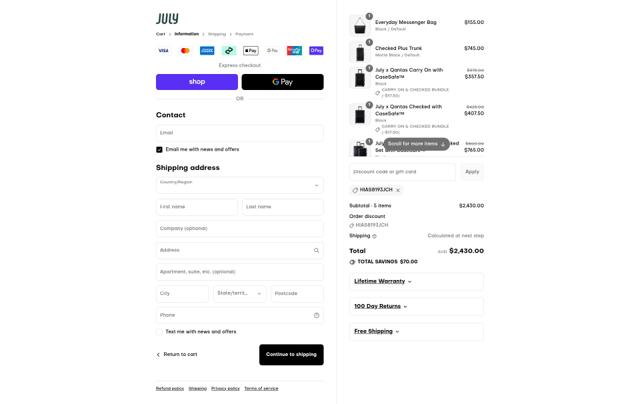 July Discount Codes - 15% Off (6 Verified) Sep 2025