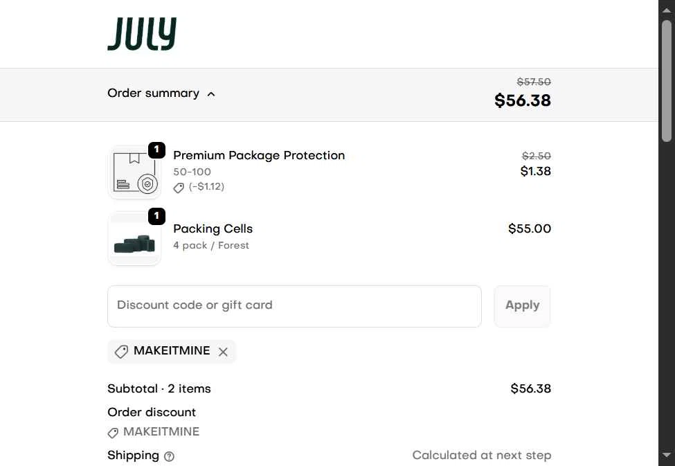 July Promo Codes - 15% Off (5 Verified) Dec 2025