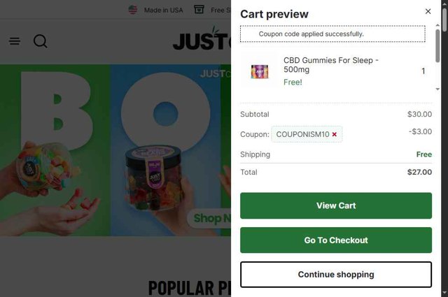 Just CBD Coupon Codes (6 Verified) - 20% Off w/Code May 2025