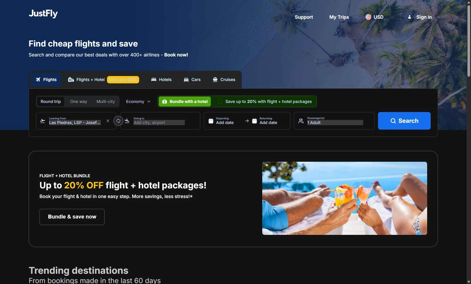Justfly.com Promo Codes - $30 Off (3 Verified) Mar 2026