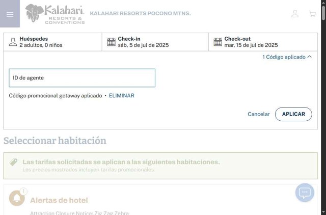 Kalahari Resorts Promo Codes (3 Verified) - 10% Off Jul 2025