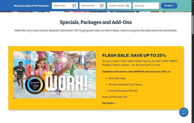 Kalahari Resorts Promo Codes (2 Verified) - 25% Off Jun 2025