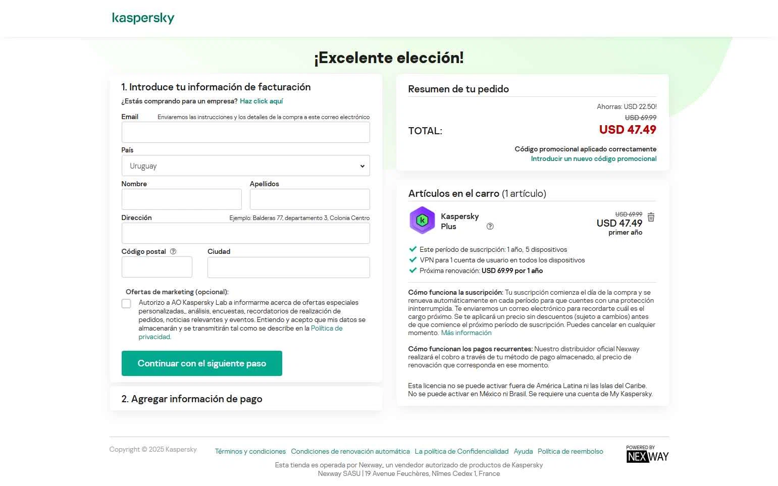 Kaspersky Lab Promo Codes (6 Verified) - 30% Off Oct 2025