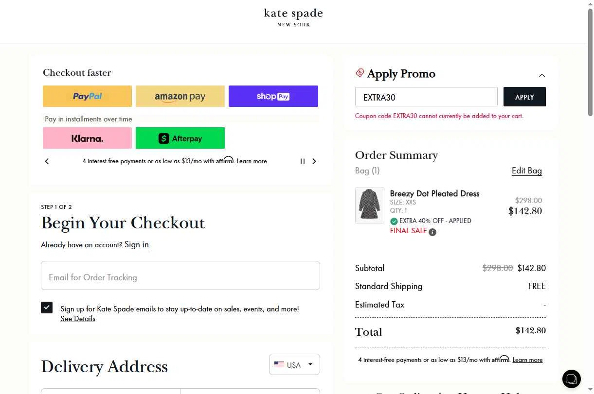 Kate Spade Promo Codes - 30% Off Coupons Nov 2025