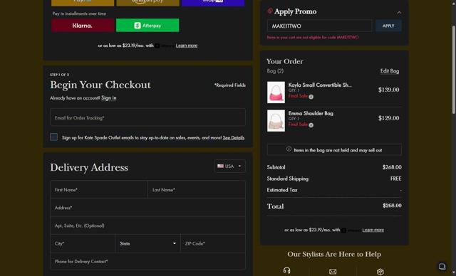 Kate Spade Outlet Promo Codes - 25% Off Coupons Oct 2025