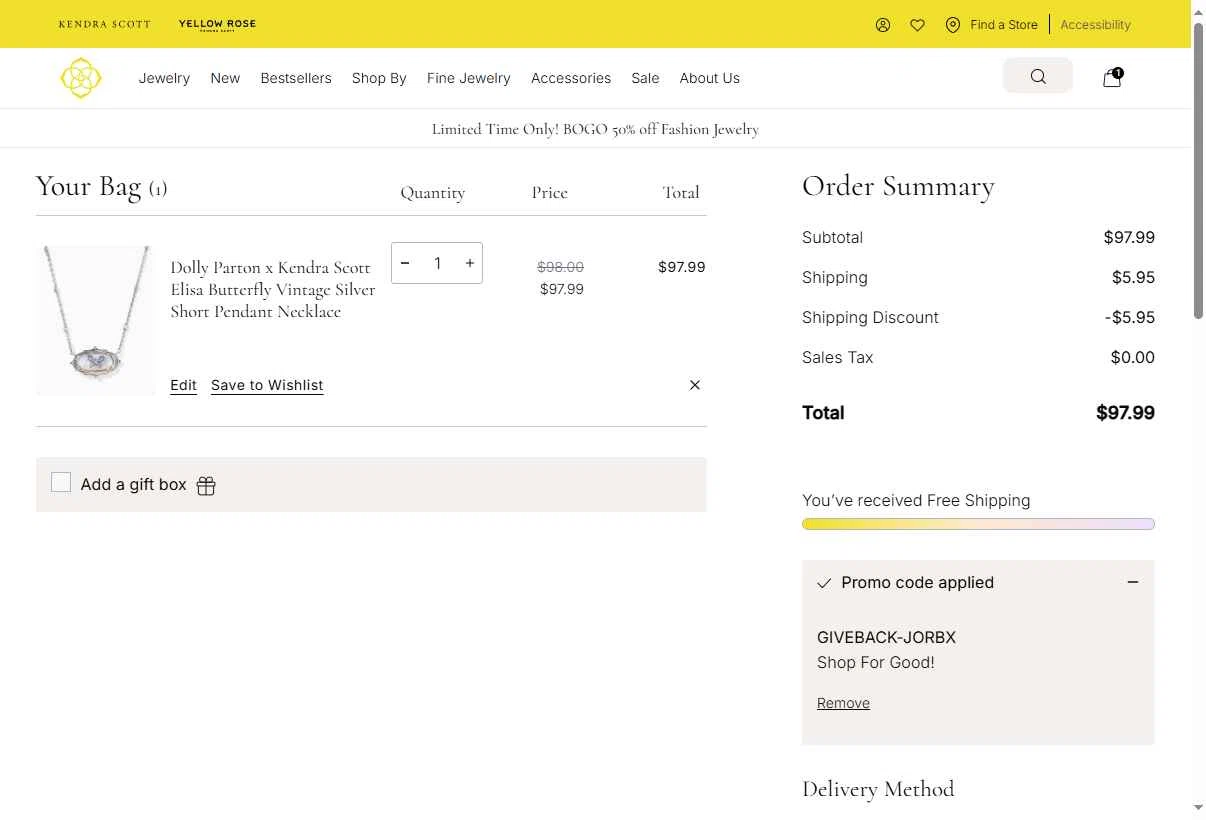 Kendra Scott Promo Codes - 20% Off (Verified) Oct 2025