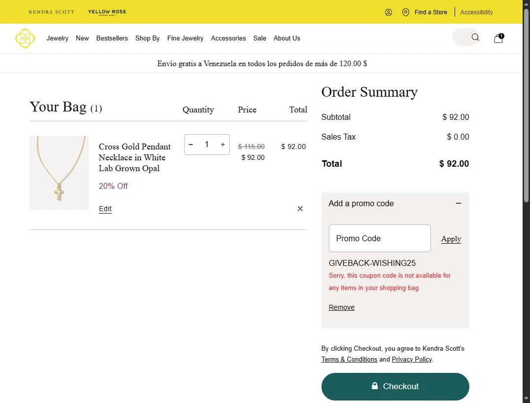 Kendra Scott Promo Codes - 20% Off (6 Verified) Nov 2025