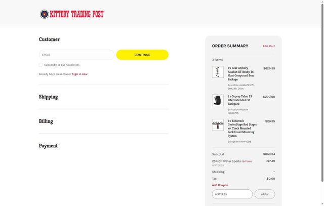 Kittery Trading Post Promo Codes - 20% Off Sep 2025