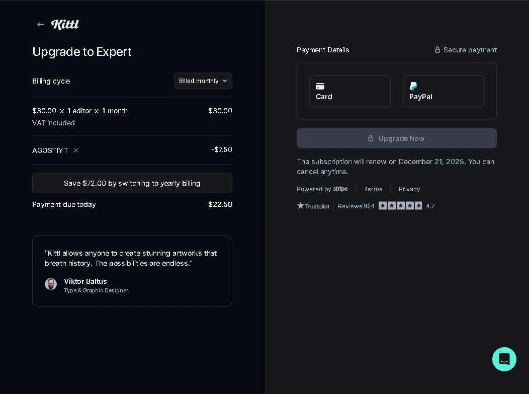 Kittl Promo Codes - 40% Off (32 Verified) Dec 2025