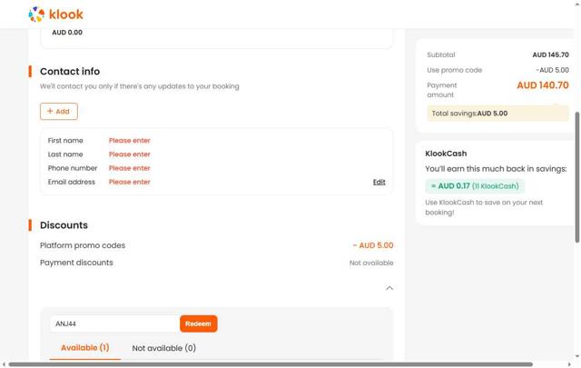 Klook Discount Codes - 5% Off (6 Verified) Sep 2025