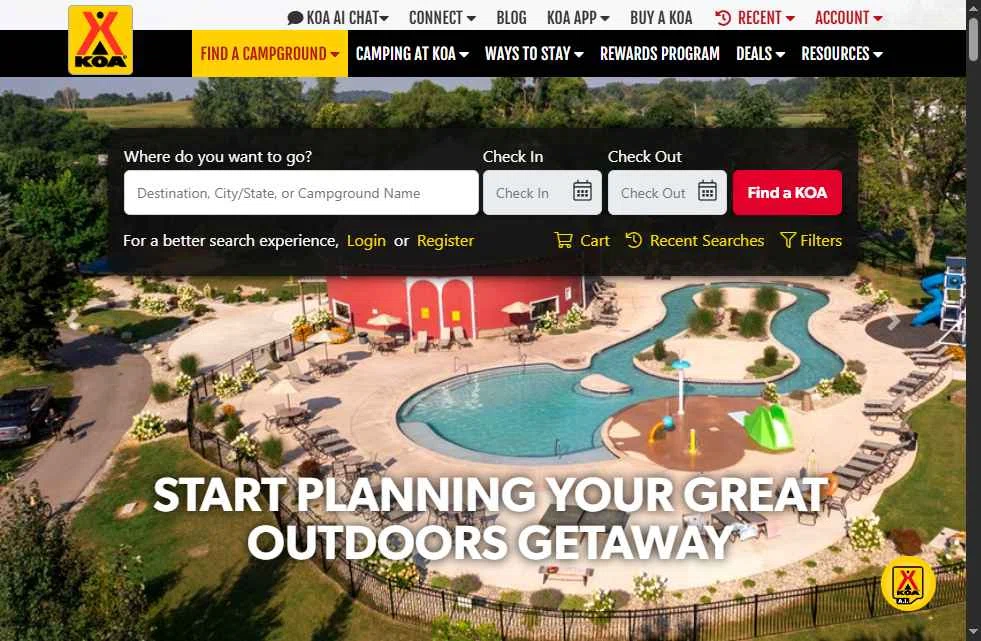 KOA Promo Codes - 50% Off w/Code (5 Verified) Feb 2026