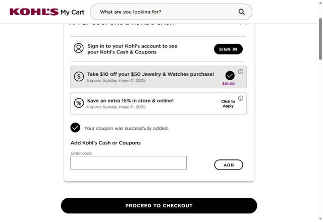 Kohl's Discount Codes - $10 Off (8 Verified) May 2025