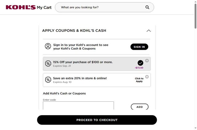 Kohl's Discount Codes - 20% Off (4 Verified) Sep 2025